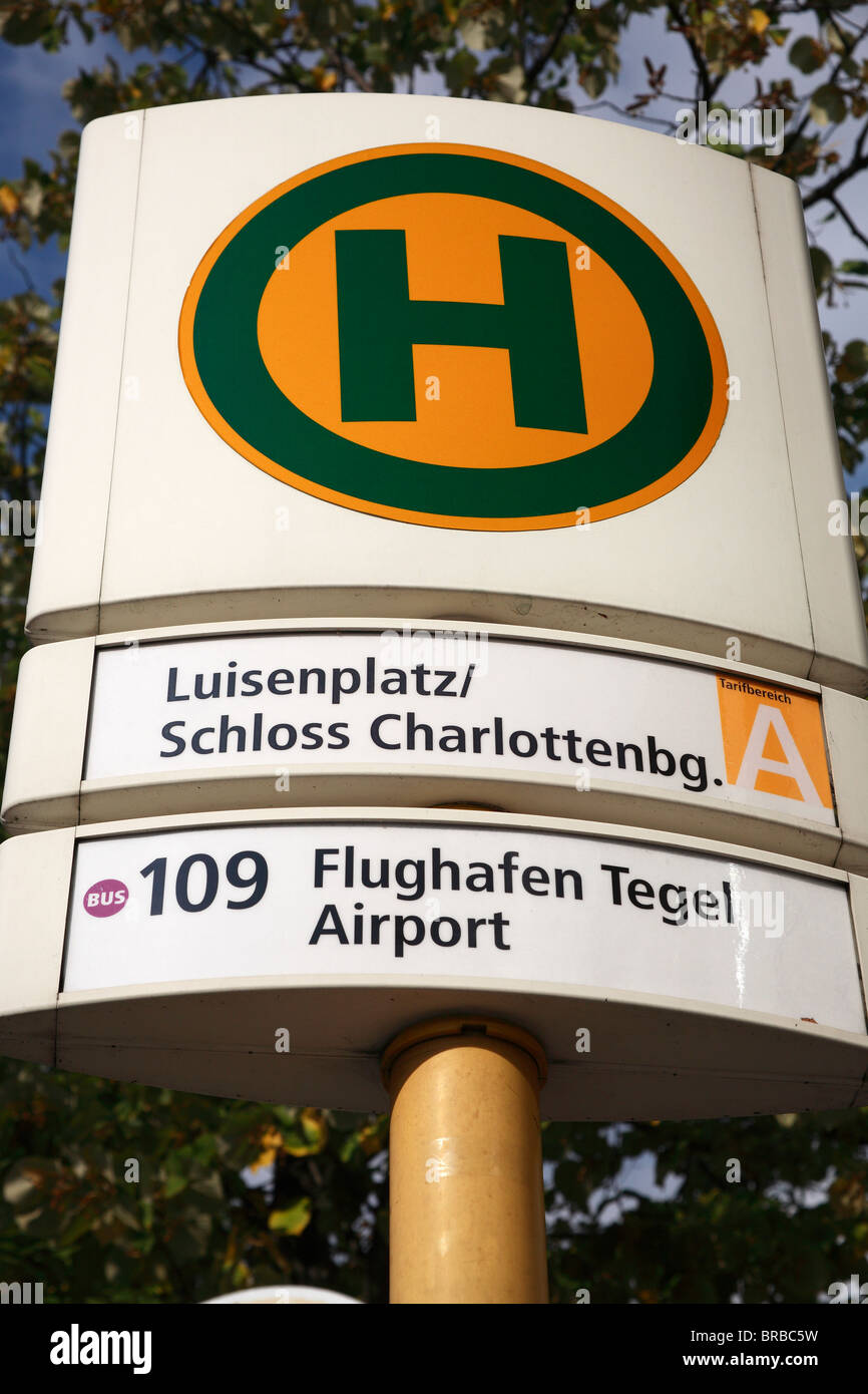Germany berlin bus and tram stop sign hi-res stock photography and ...