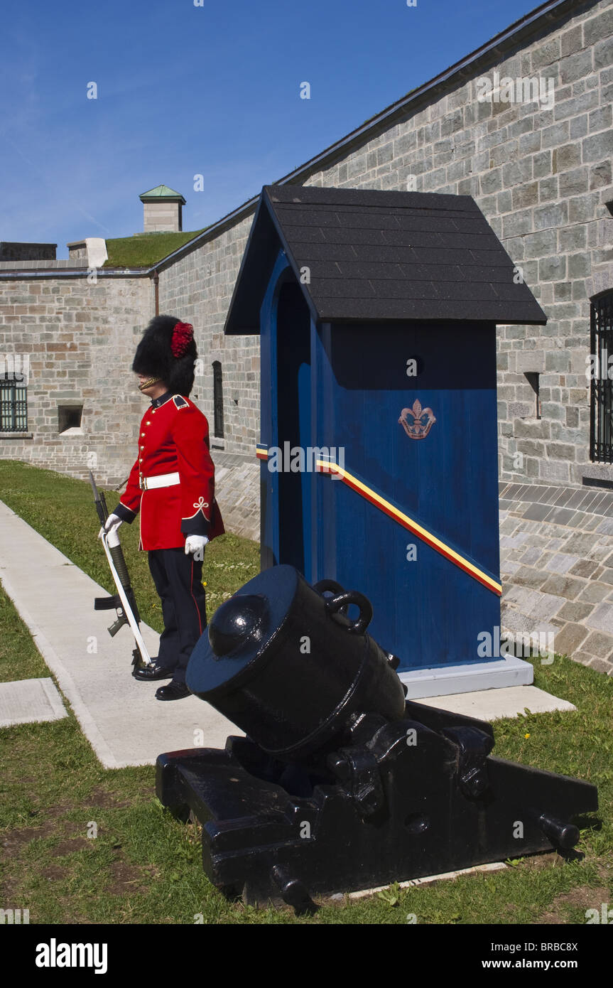 Guard at La Citadelle, Quebec City, Quebec, Canada Stock Photo - Alamy