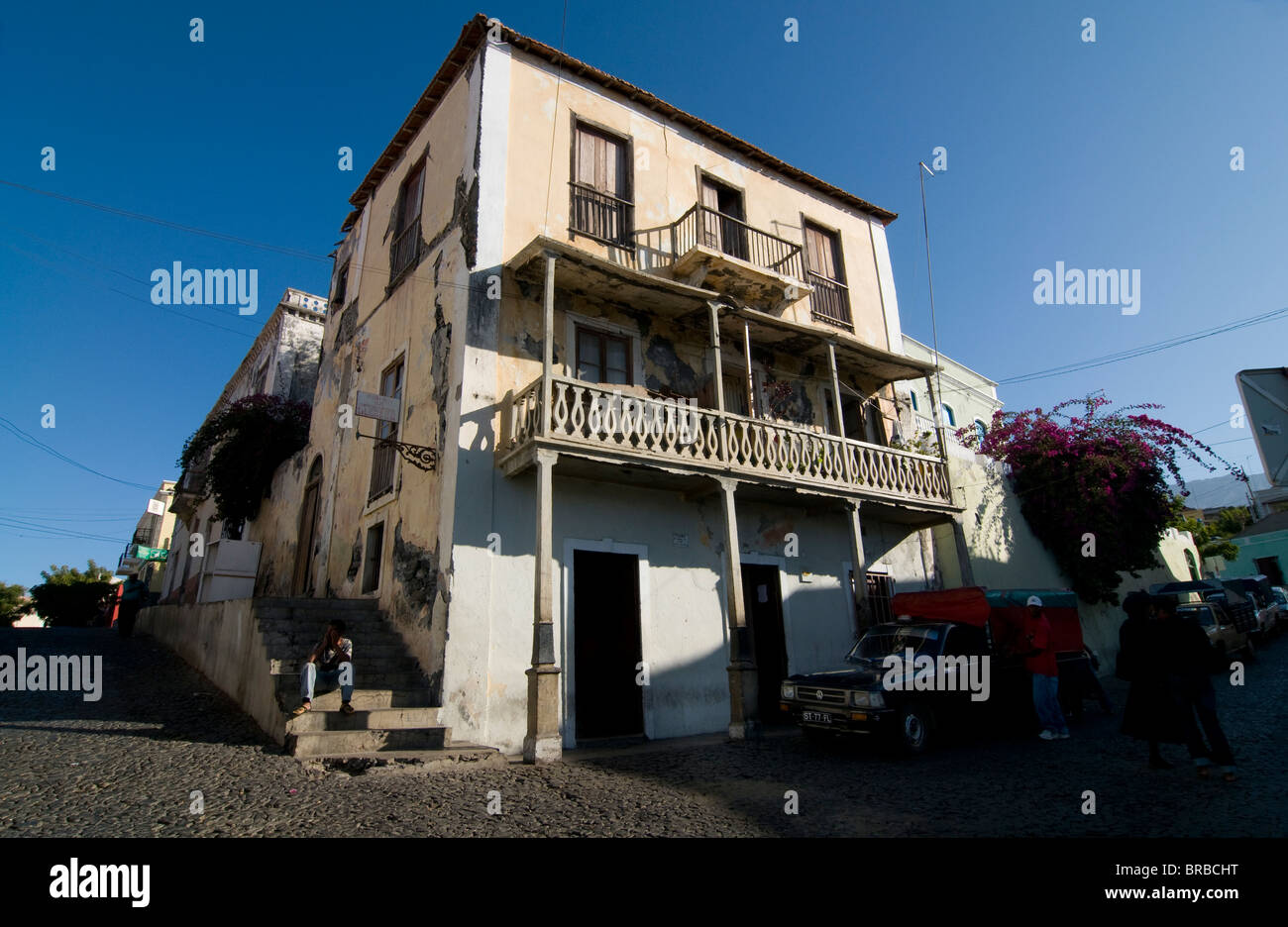 Colonial building, San Felipe, Fogo, Cape Verde Stock Photo - Alamy