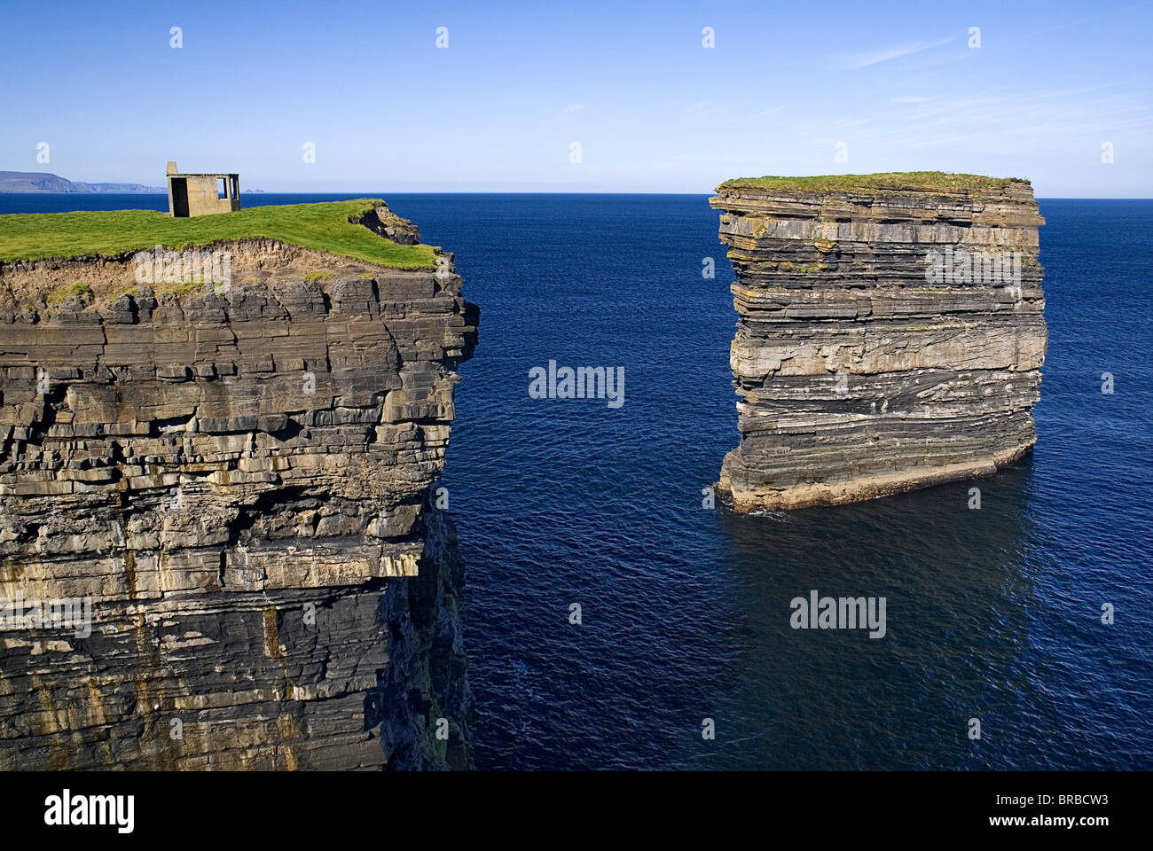 IRELAND County Mayo Downpatrick Head Sea Stack Stock Photo - Alamy