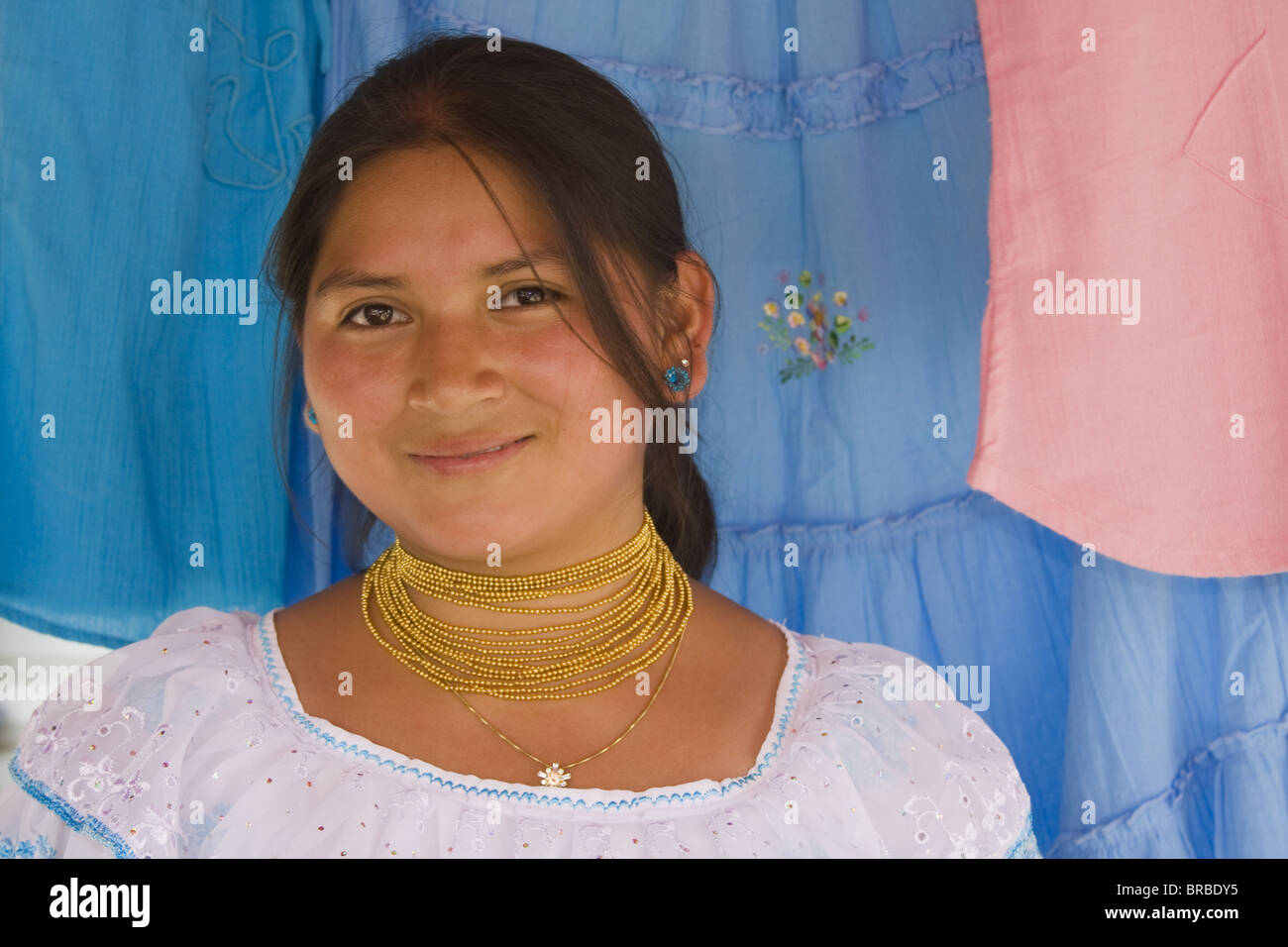 Ecuadorian woman in Montecristi colonial town, City of Manta, Ecuador ...
