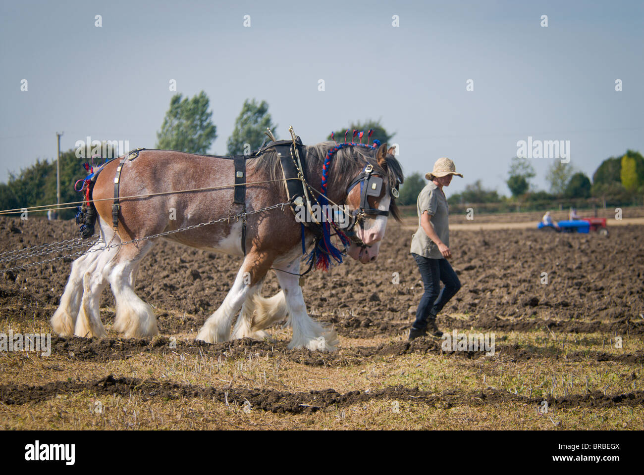 Woman ploughing hi-res stock photography and images - Alamy