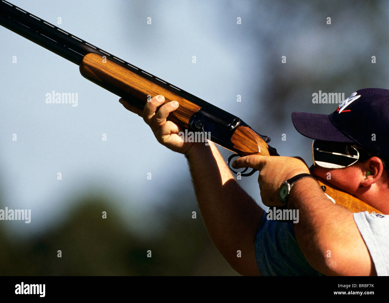 Clay Pigeons In Flight