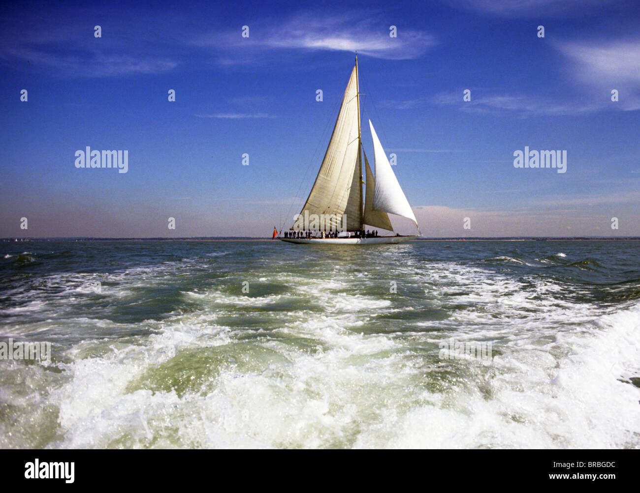 Large ocean going yacht hi-res stock photography and images - Alamy