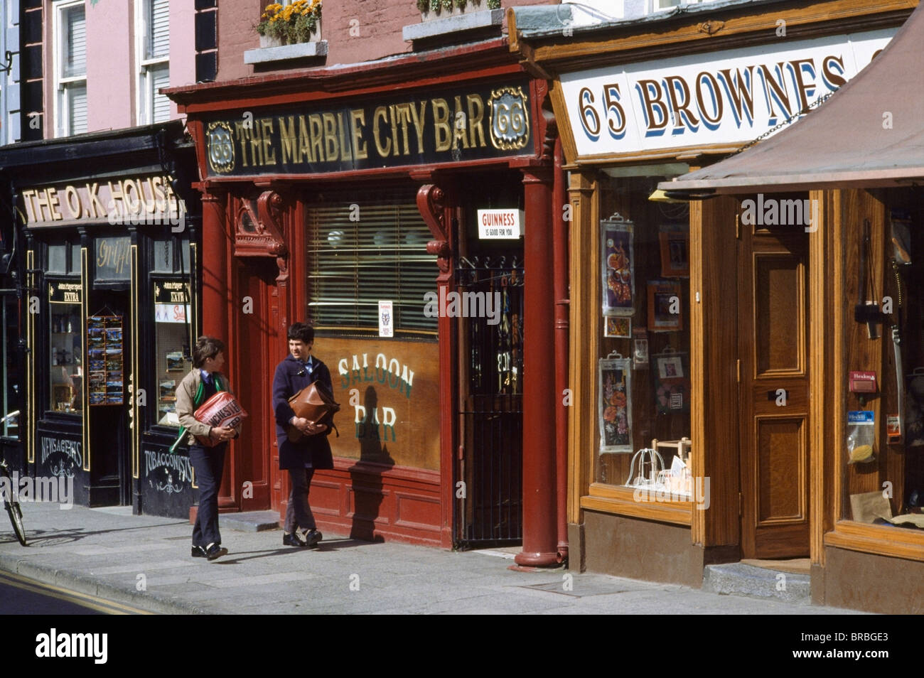 High Street, Kilkenny City, County Kilkenny, Ireland Stock Photo - Alamy