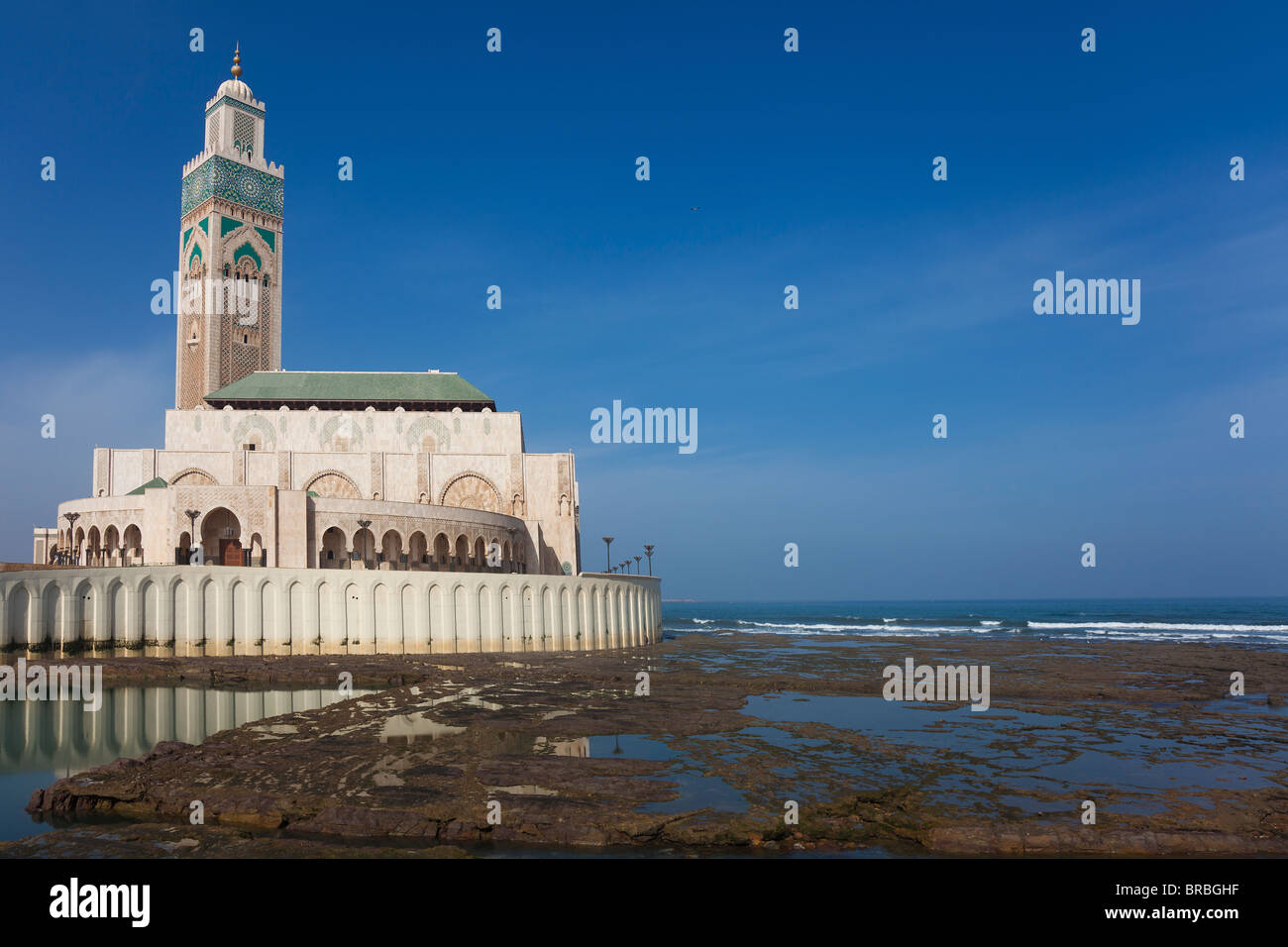 Hassan ii mosque water hi-res stock photography and images - Alamy