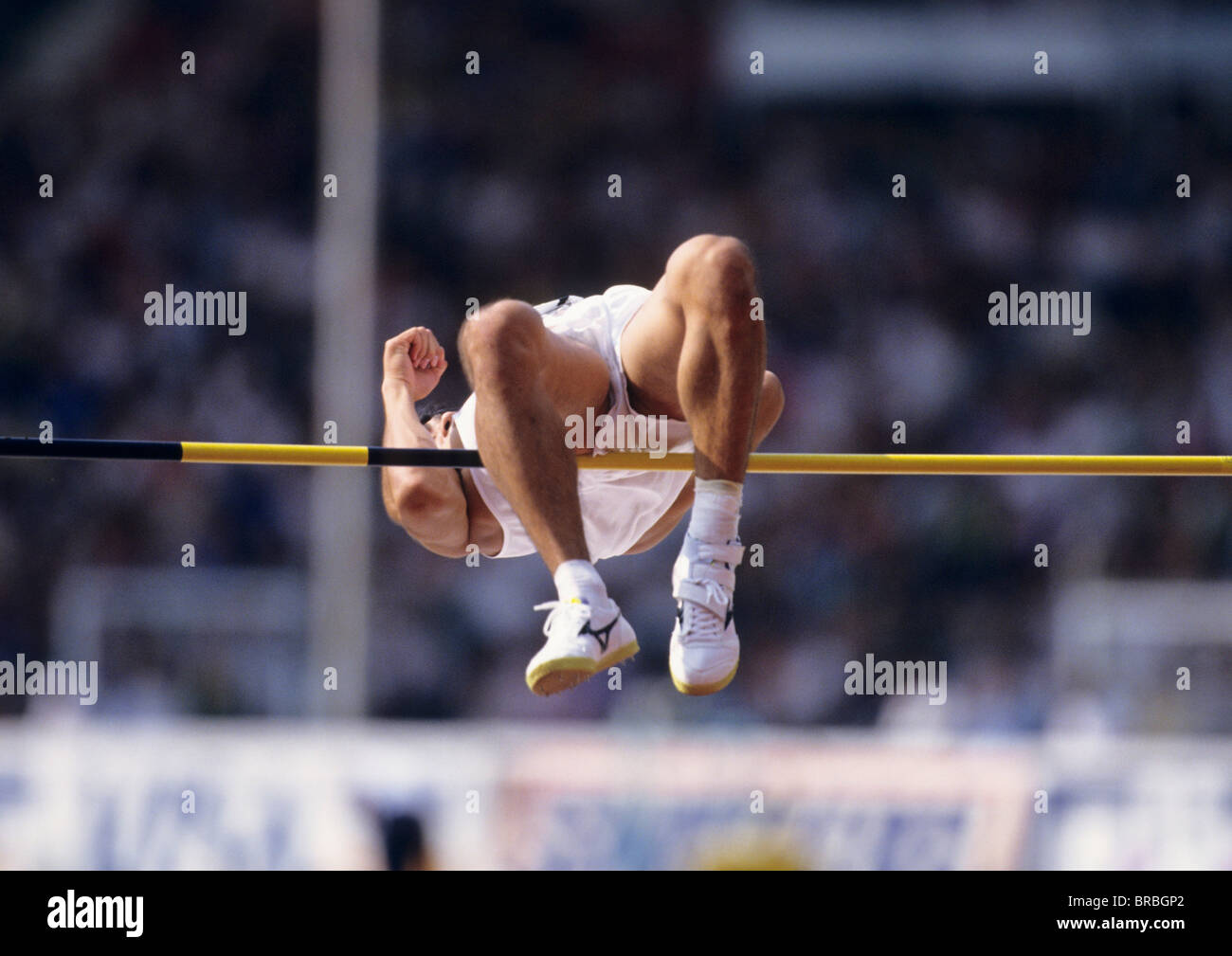 Male high jumper hi-res stock photography and images - Alamy