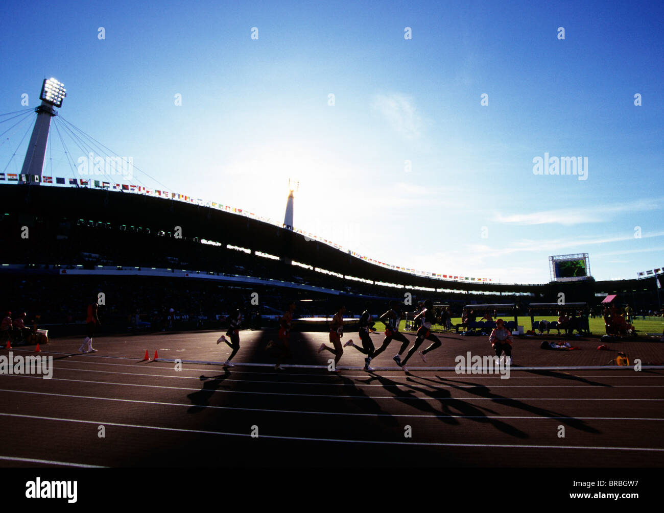 Track and field spectators hi-res stock photography and images - Alamy