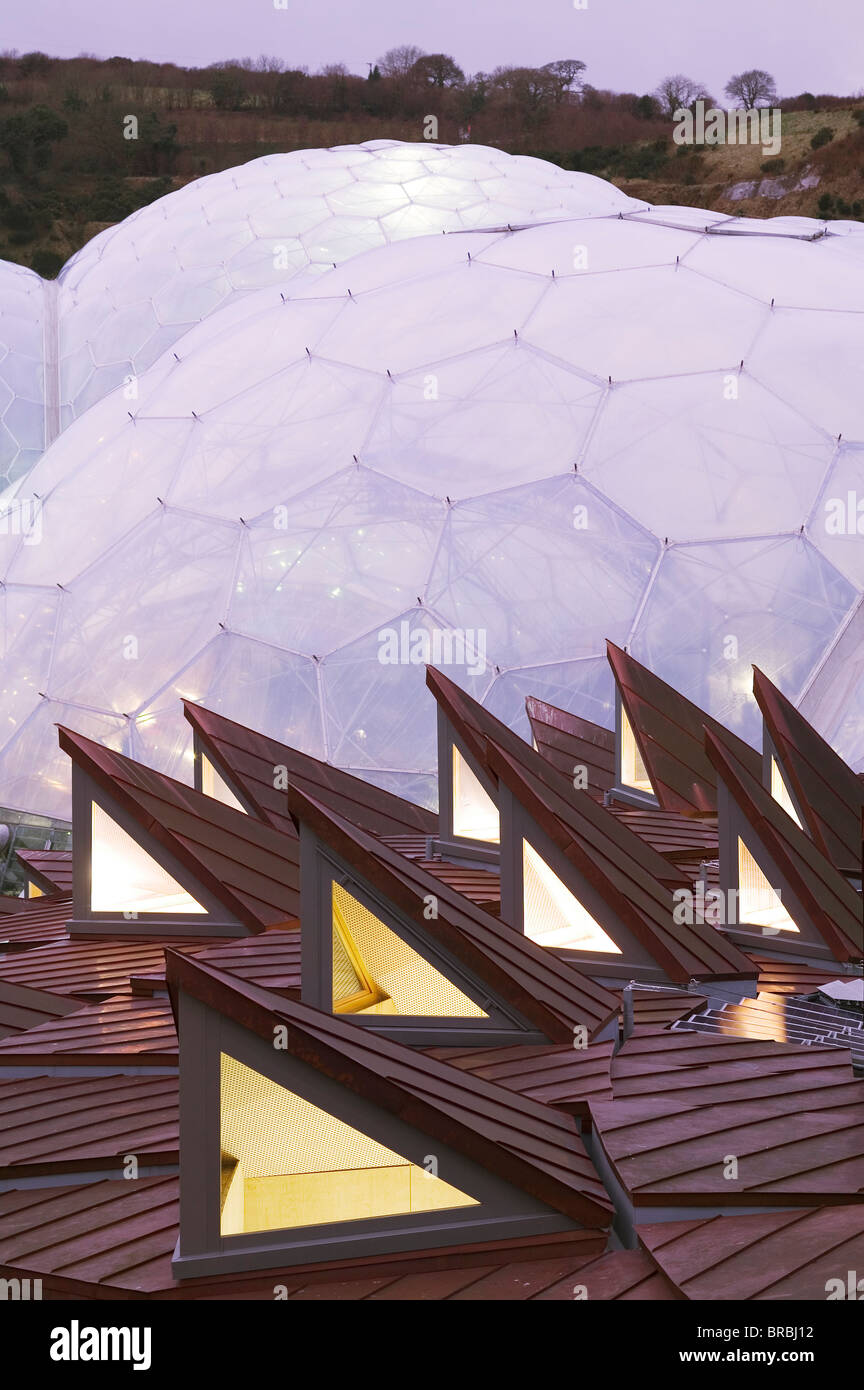 Eden Project Biomes Core Building High Resolution Stock Photography and ...