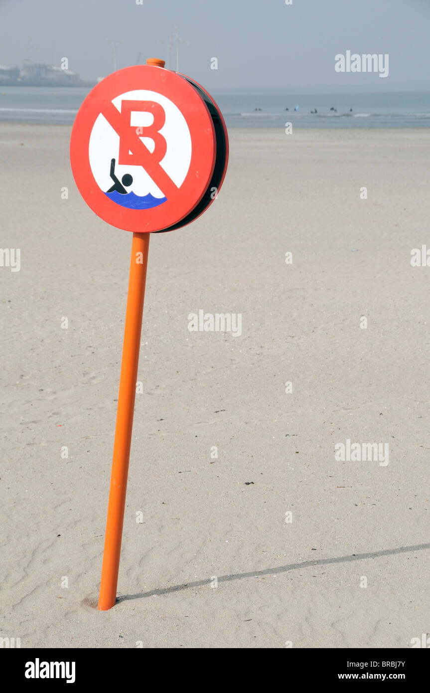 Bathing sign hi-res stock photography and images - Alamy