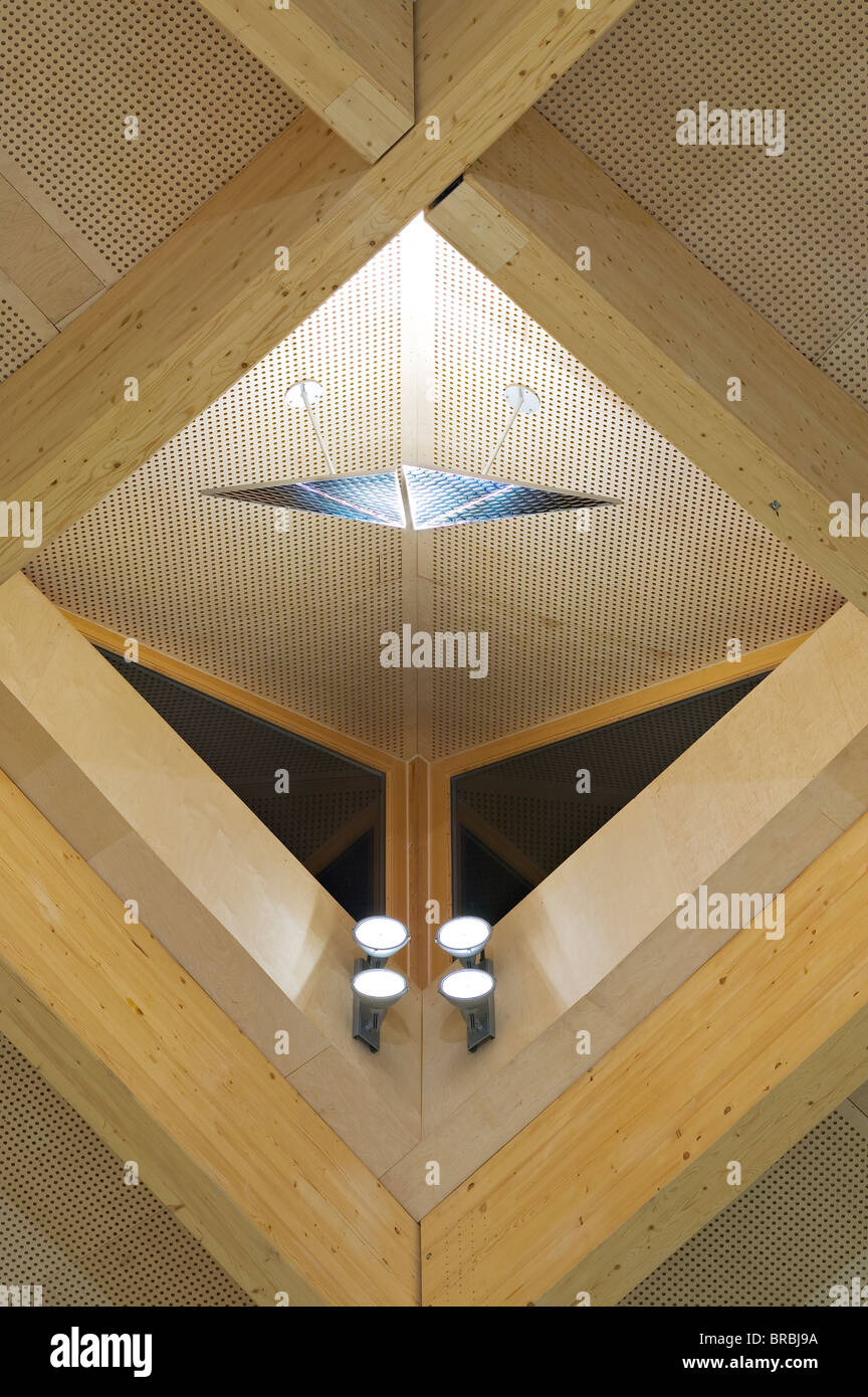 Detail at The Core Building Eden Project Interior Stock Photo - Alamy