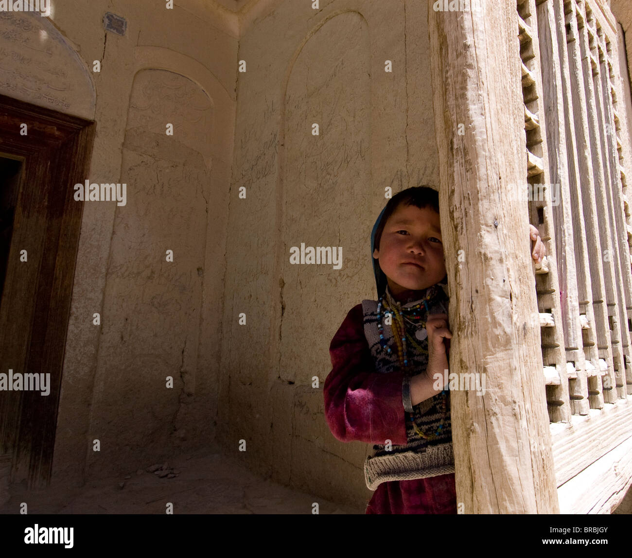 Hazara girl in Bamiyan Afghanistan Stock Photo - Alamy