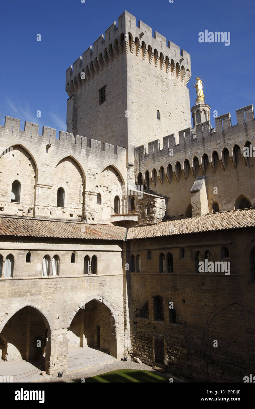 Palais des Papes, UNESCO World Heritage Site, Avignon, Vaucluse, France ...