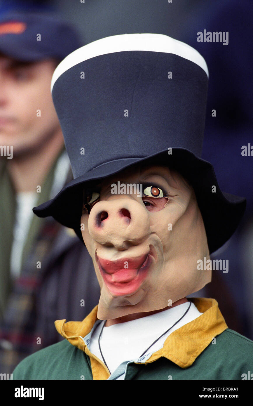 Pig mask man hi-res stock photography and images - Alamy