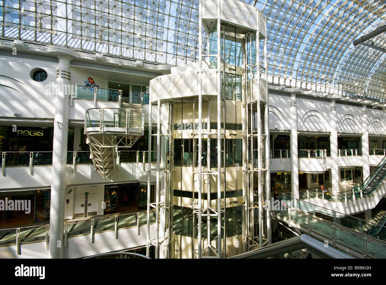 Lift Mechanism Inside The Bentall Centre Kingston Upon Thames Surrey ...