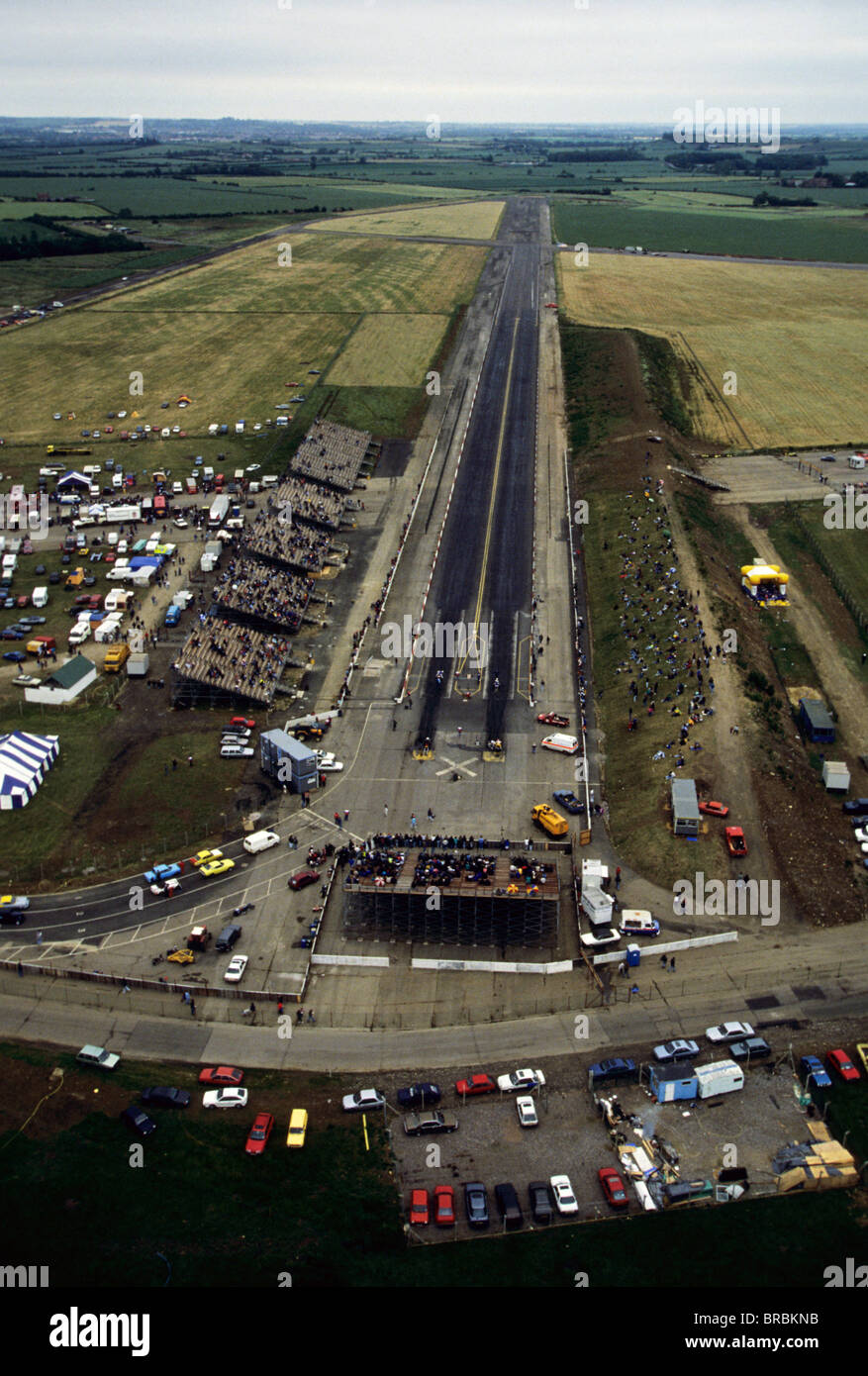 Arial view of a drag race track Stock Photo - Alamy
