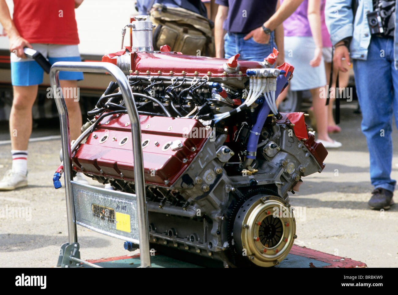 racing engine on a cart Stock Photo - Alamy