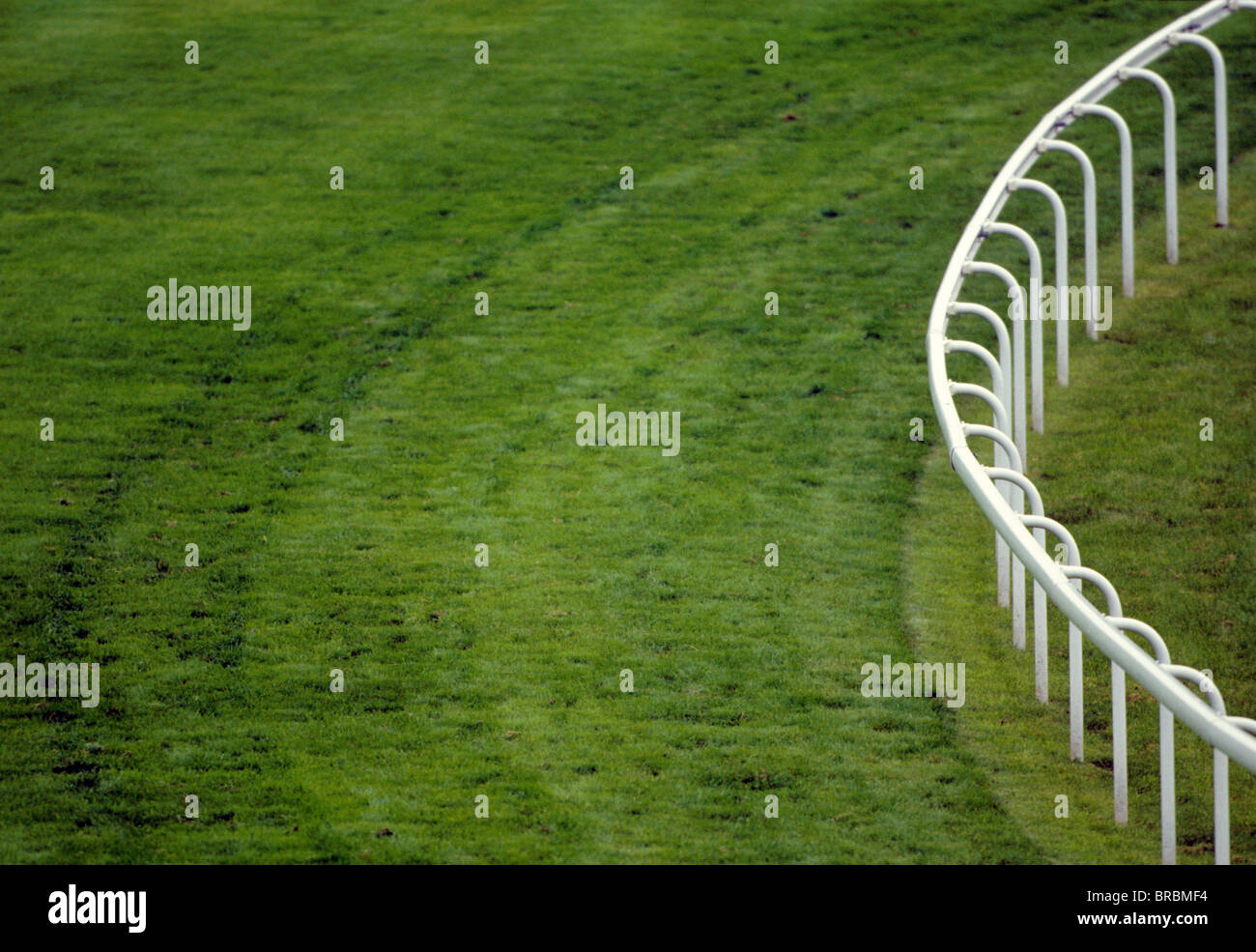 Race course turn with no people Stock Photo - Alamy