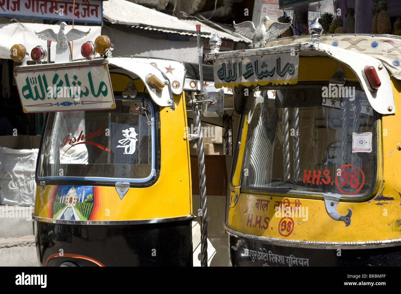 Auto rickshaws in Jodhpur, Rajasthan, India Stock Photo - Alamy