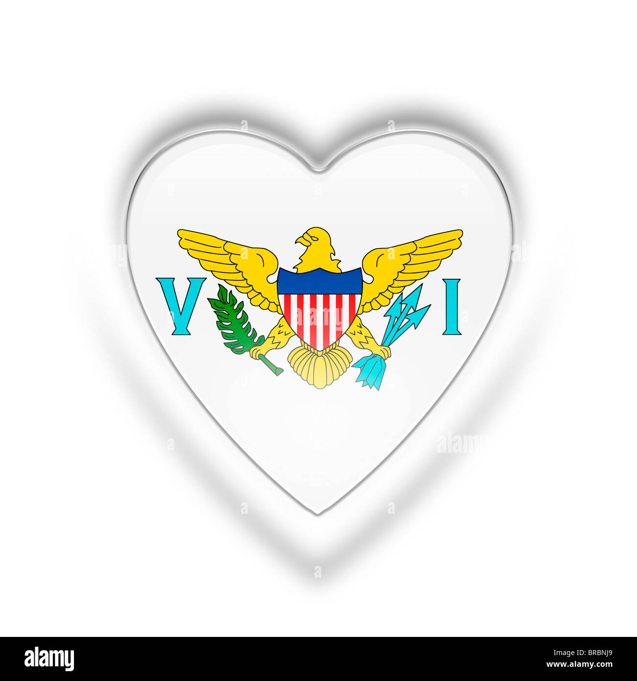 Virgin Islands flag Stock Photo - Alamy