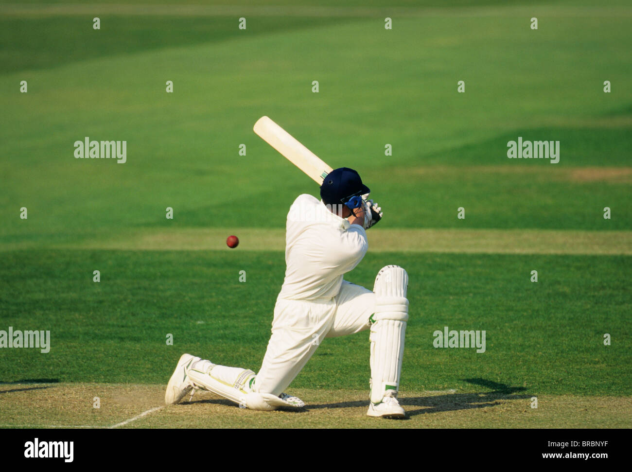 Batsman hits the ball hi-res stock photography and images - Alamy