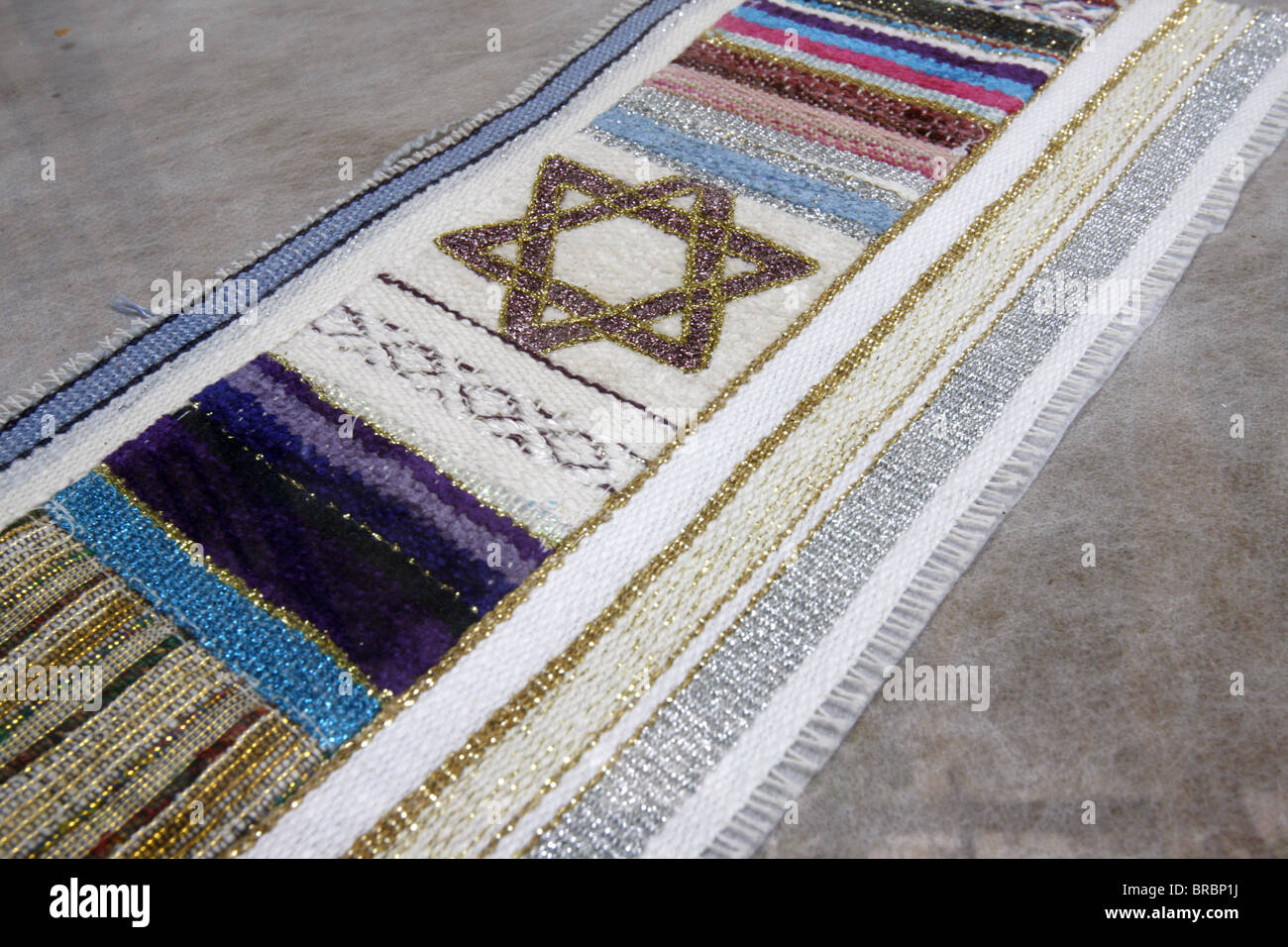 Jewish textile motif, Safed, Galilee, Israel Stock Photo - Alamy