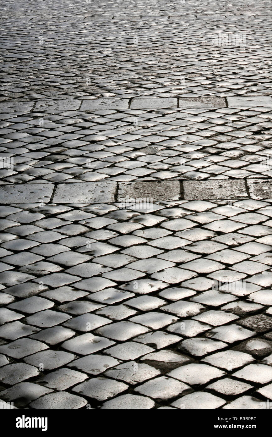 San Pietrini paving stones in St. Peter's, Vatican, Rome, Lazio, Italy ...