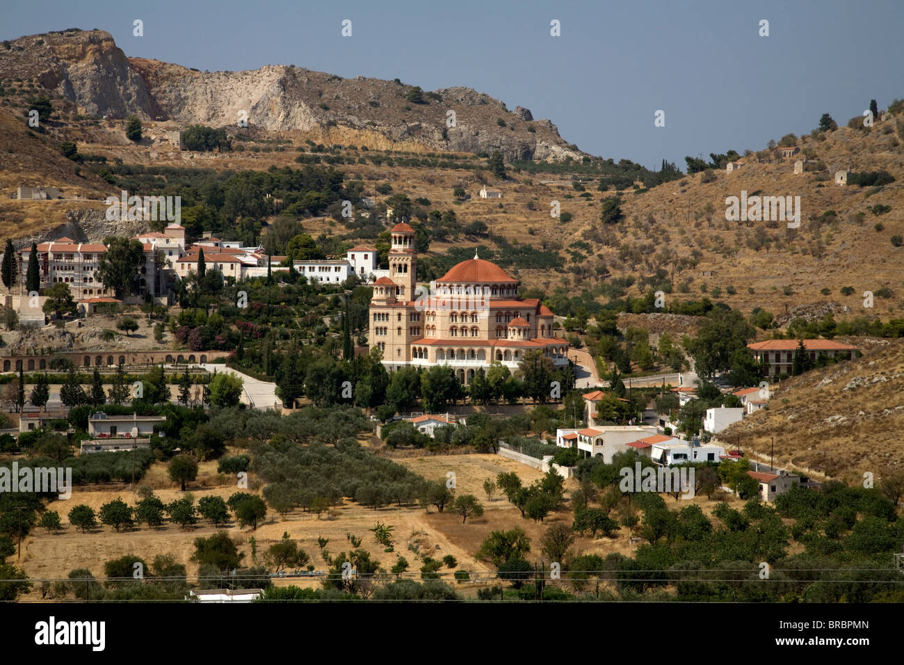 Paleochora Aegina Island Greece Argo-Saronic Islands Agios Nektarios ...