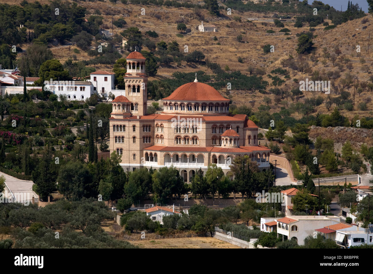 Paleochora Aegina Island Greece Argo-Saronic Islands Agios Nektarios ...
