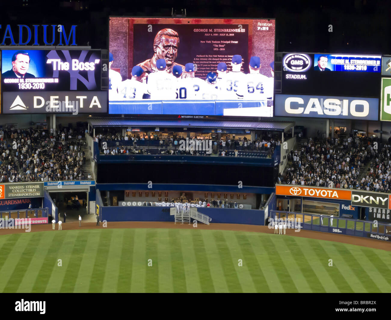 "Yankee Stadium, Dedication of George M. Steinbrenner's Plaque, New ...