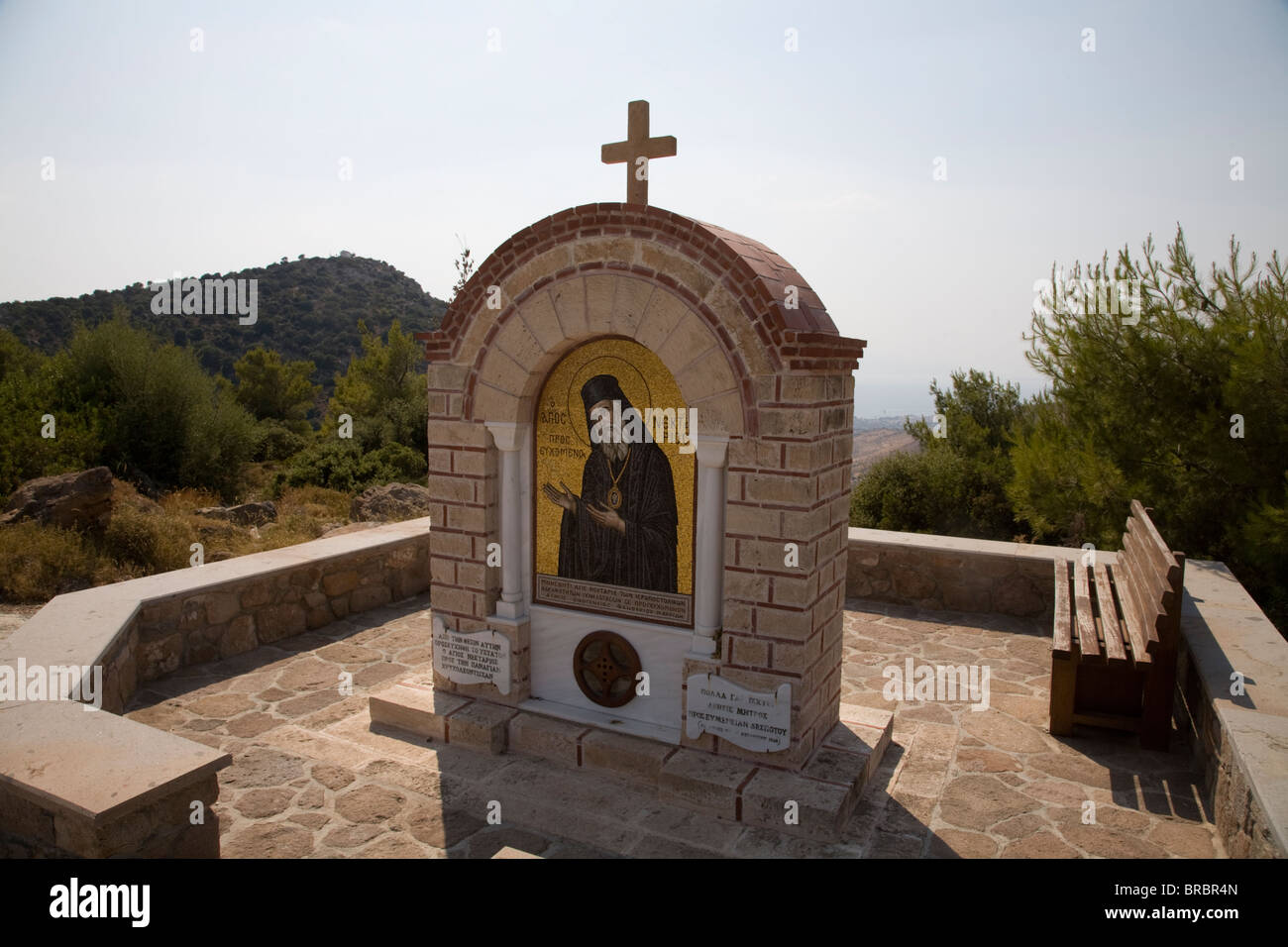 Paleochora Aegina Island Greece Argo-Saronic Islands Agios Nektarios ...