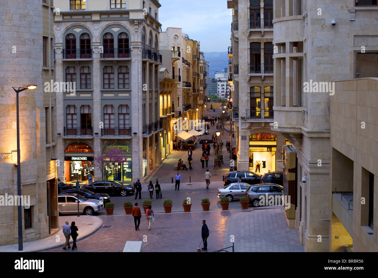 Solidere quarter, near the Place des Martyrs, Beirut, Lebanon, Middle ...