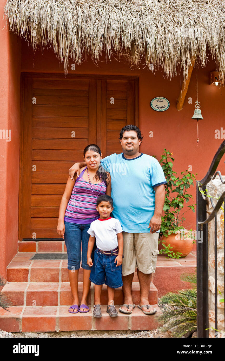 Happy Mexican Family