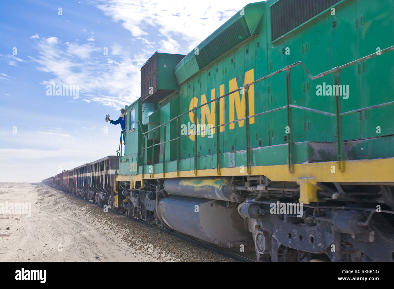 The longest iron ore train in the world between Zouerate and Nouadhibou ...