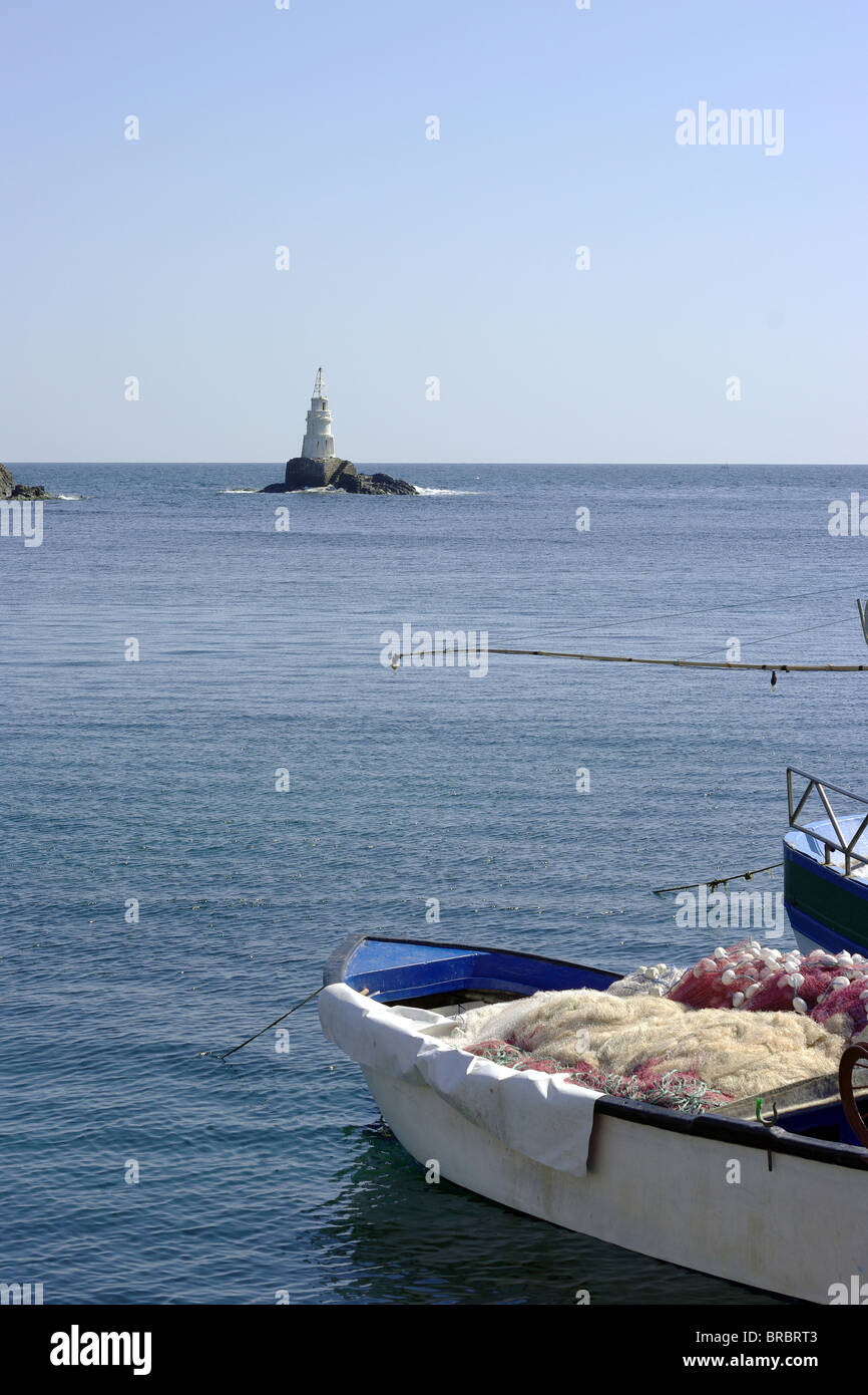 Lighthouse in Ahtopol - Bulgaria's southern Black Sea Stock Photo - Alamy