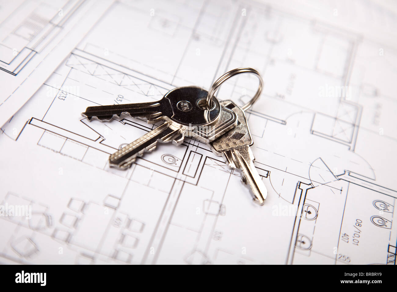 Architecture plan & new home Stock Photo - Alamy