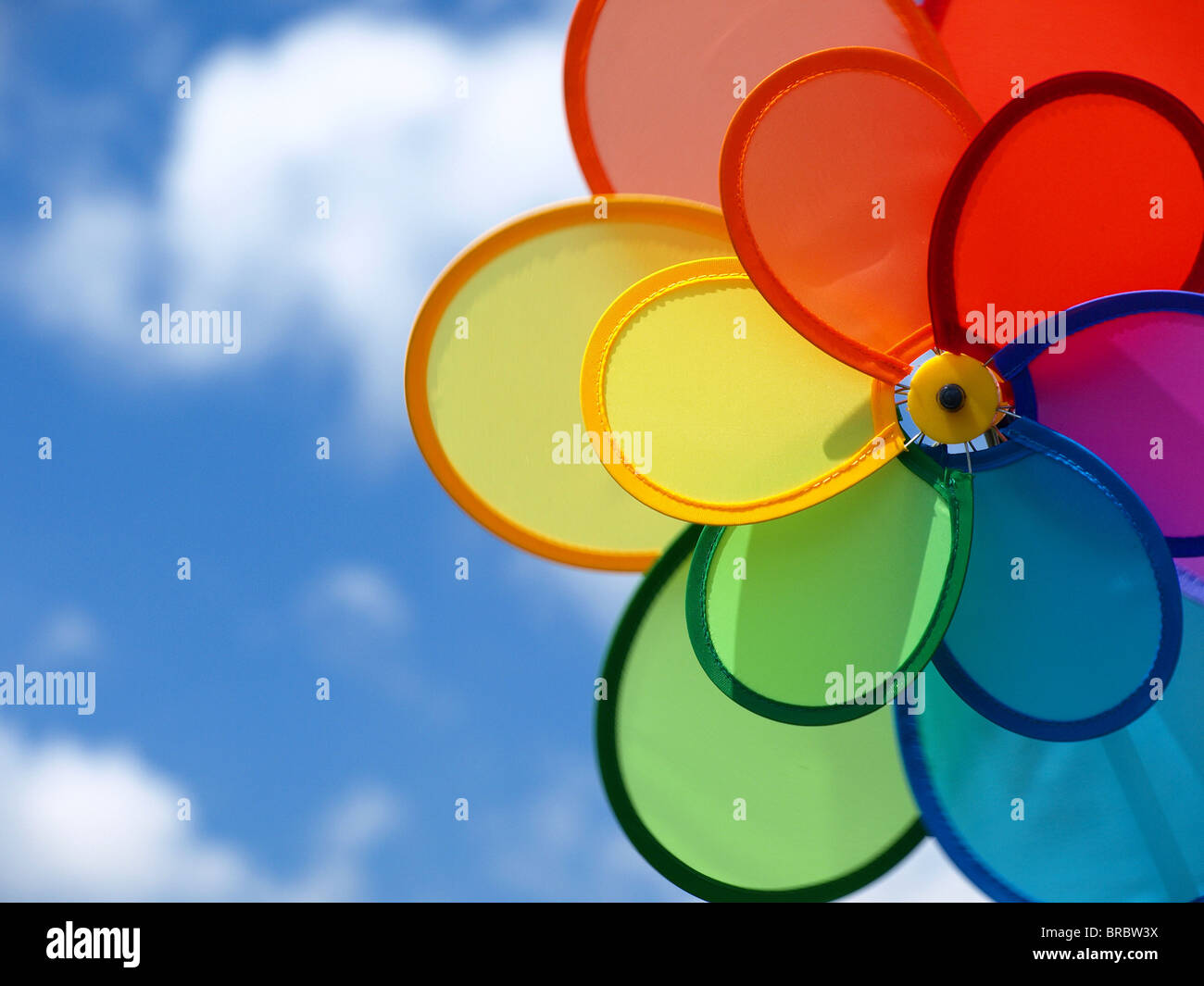 The fan children's against the sky Stock Photo - Alamy