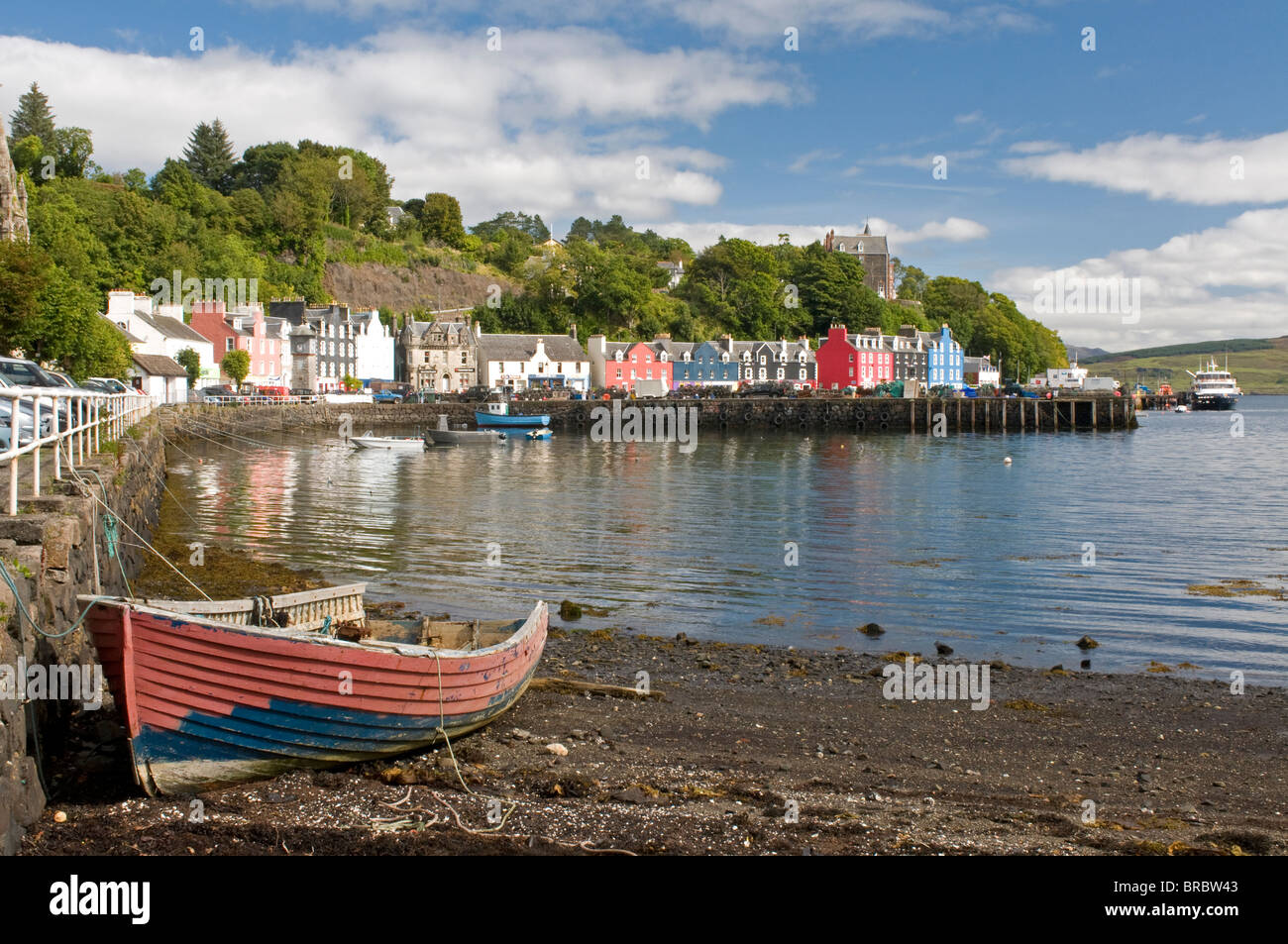Tobermory, the island capital of Mull in the Inner Hebrides, Scotland ...