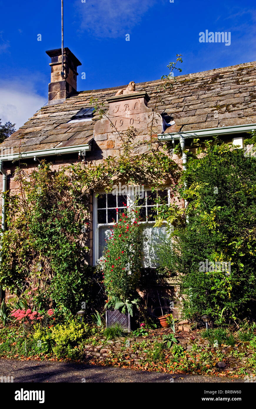 Country Cottage Beltingham Northumbria Stock Photo - Alamy