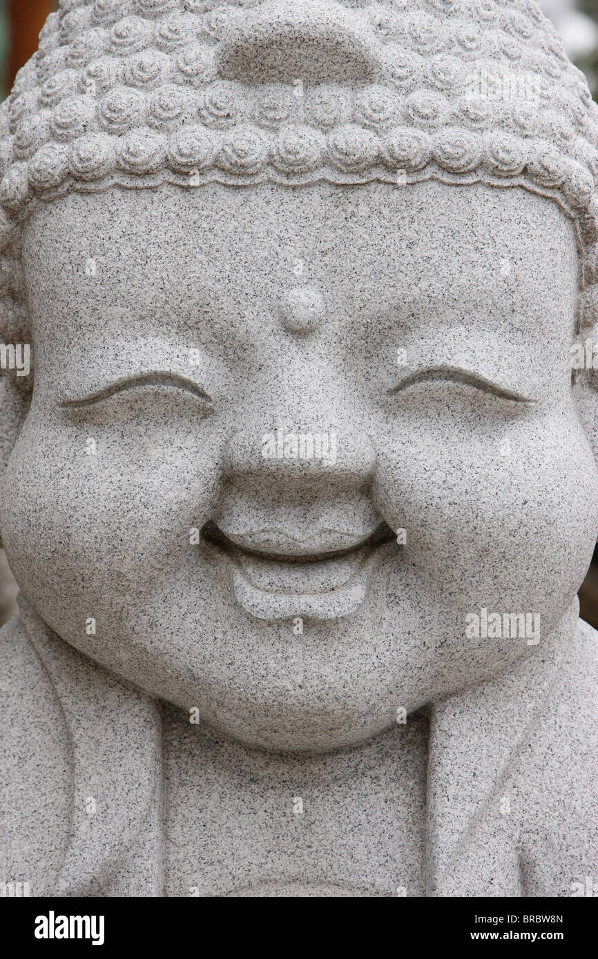 Smiling Buddha, Jogyesa Temple, Seoul, South Korea Stock Photo - Alamy