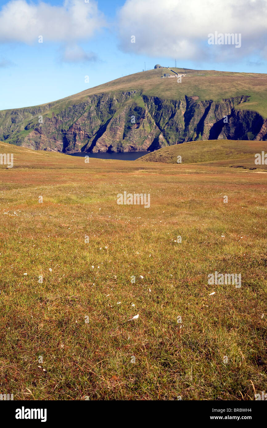 Saxa Vord former military site, Unst, Shetland Islands, Scotland Stock ...
