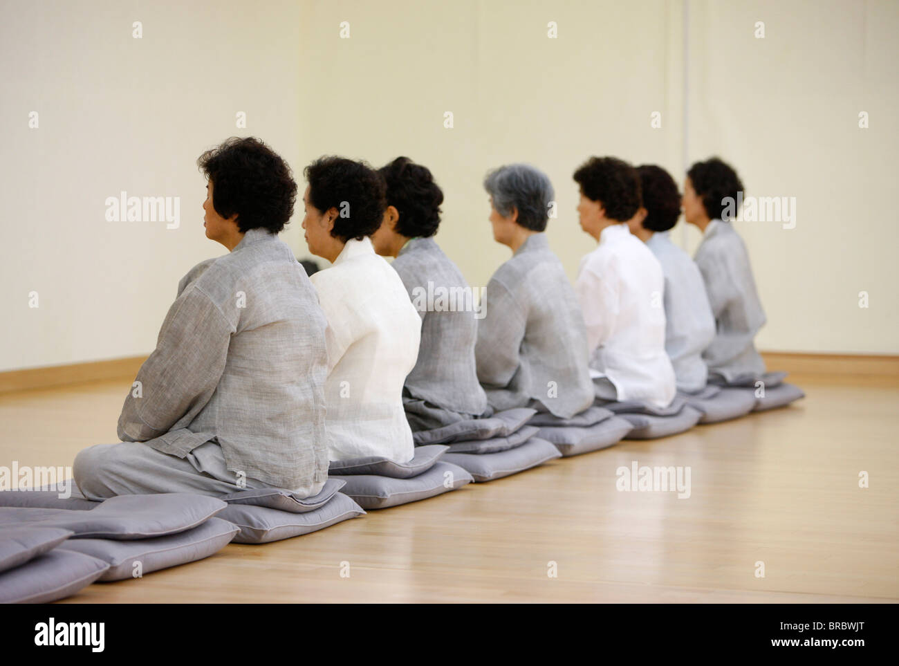 Zen meditation, Seoul, South Korea Stock Photo - Alamy