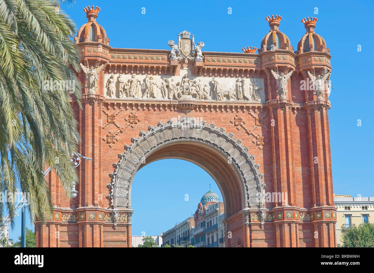 Arc de Triomf, Barcelona, Catalonia, Spain Stock Photo - Alamy