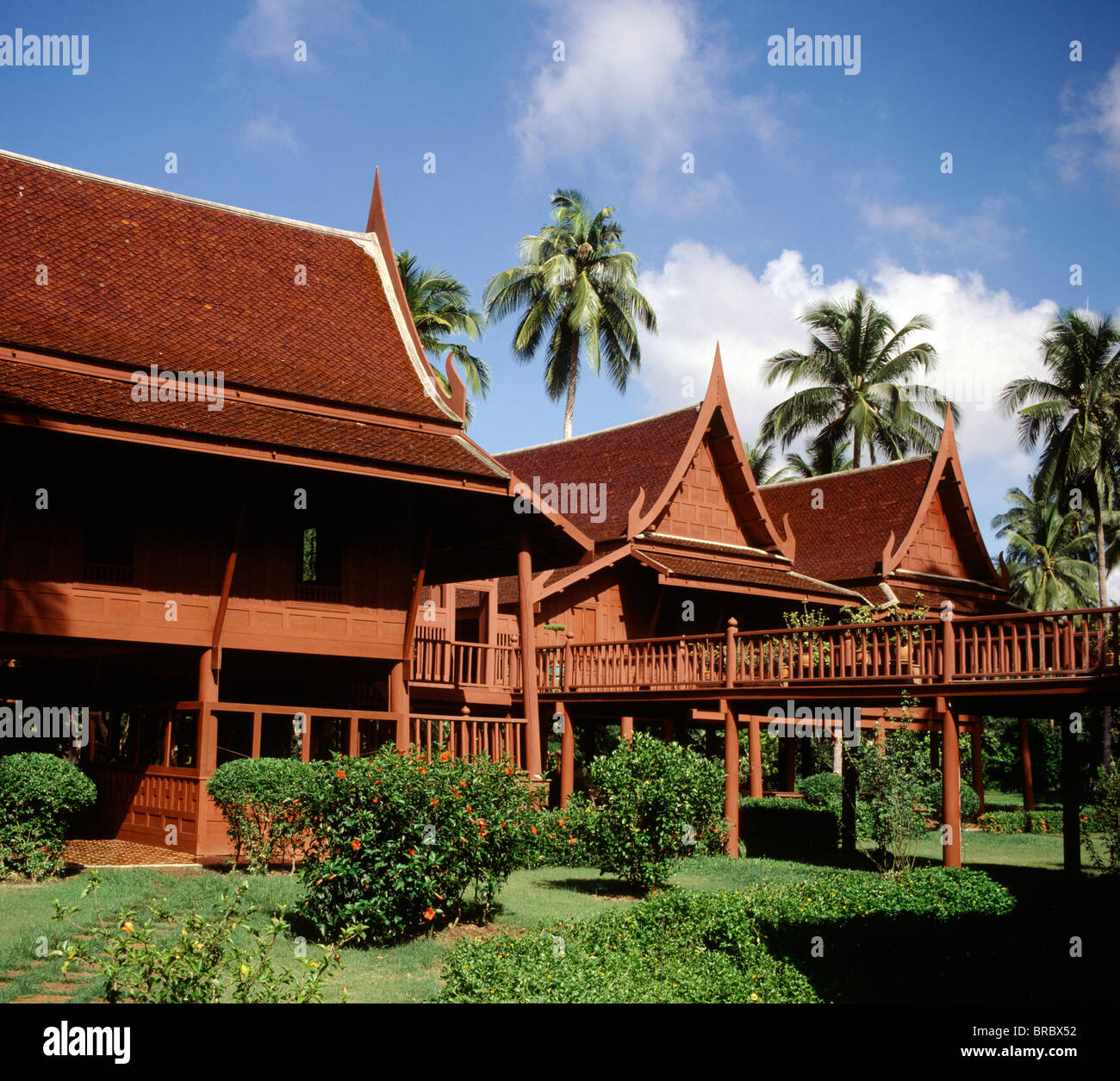 Thai style house hi-res stock photography and images - Alamy
