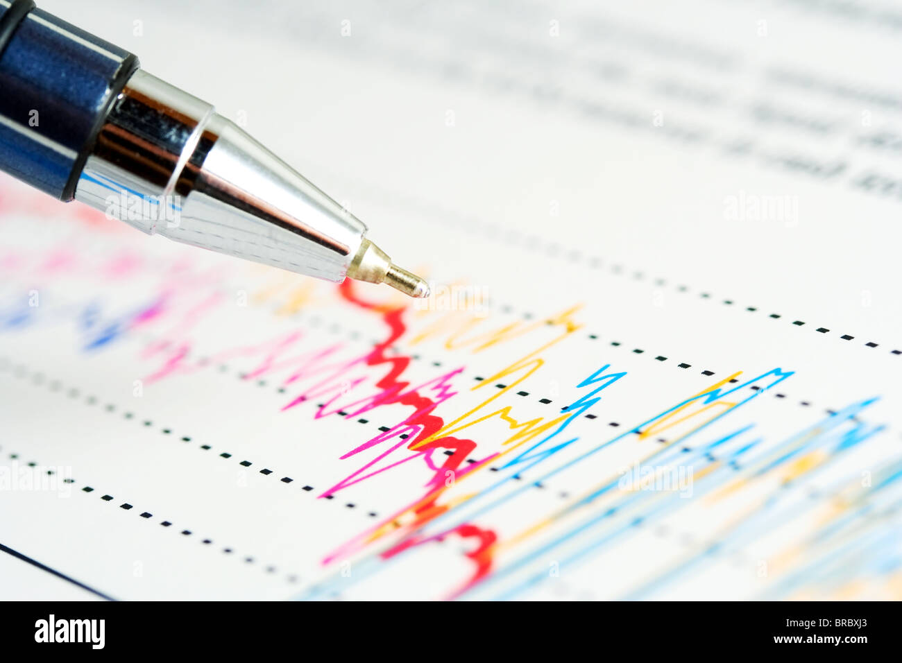 Monitoring of stock index dynamics Stock Photo - Alamy