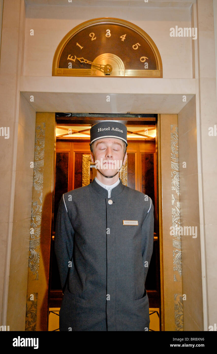 Elevator adlon hotel hi-res stock photography and images - Alamy
