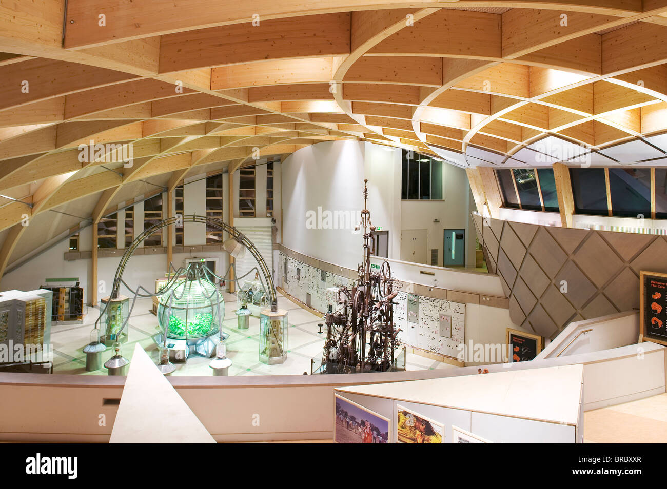 Interior of The Core - Eden Project Stock Photo - Alamy