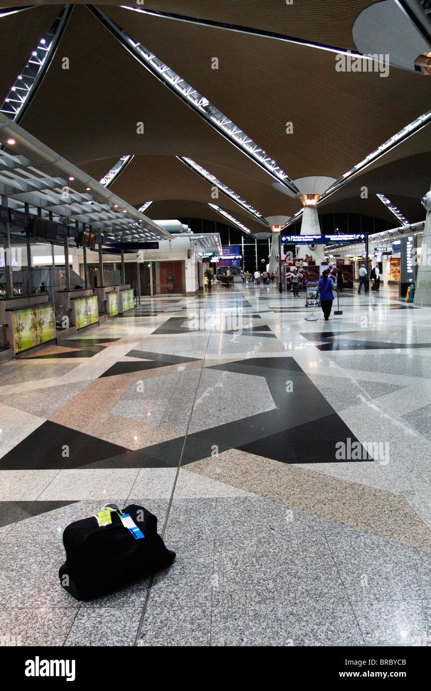 Unattended bag at Kuala Lumpur International Airport, Malaysia Stock ...