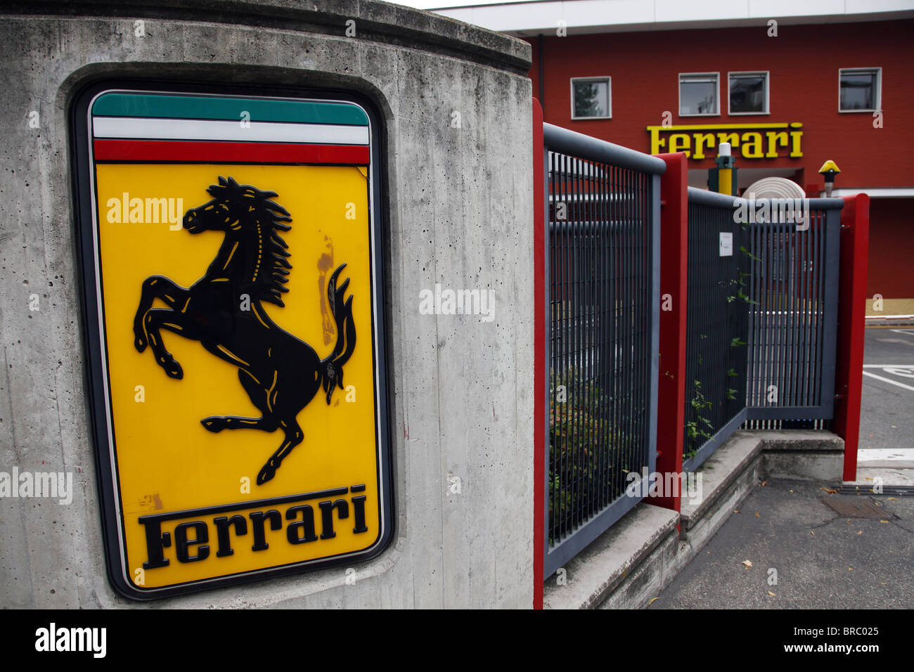 Ferrari Factory Entrance Sign Maranello Stock Photos & Ferrari Factory ...