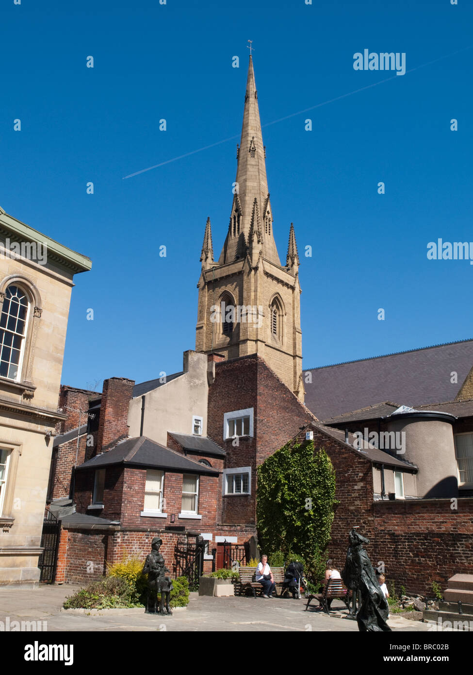 Norfolk Row in Sheffield City Centre, South Yorkshire England UK Stock ...